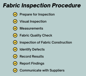 9 Steps of Fabric Inspection
